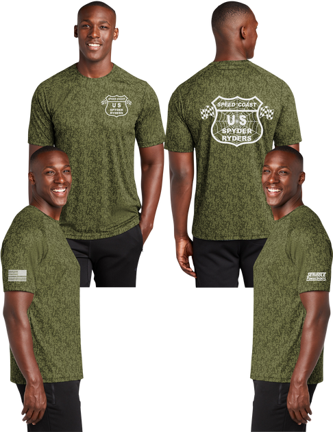Speed Coast - Men's Camo Dry Fit Poly Short sleeve – Reflective By Design