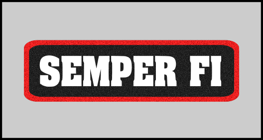 Semper Fi Logo USMC MARINE CORPS SEMPER FI ONCE A MARINE, ALWAYS A