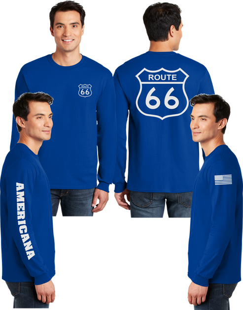 Route 66 Reflective Long Sleeve I 100% Cotton I Reflective By Design